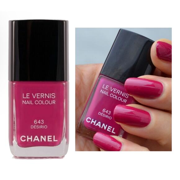 CHANEL | Makeup | Chanel Le Vernis Nail Colour Polish 643 Desirio Berry ...